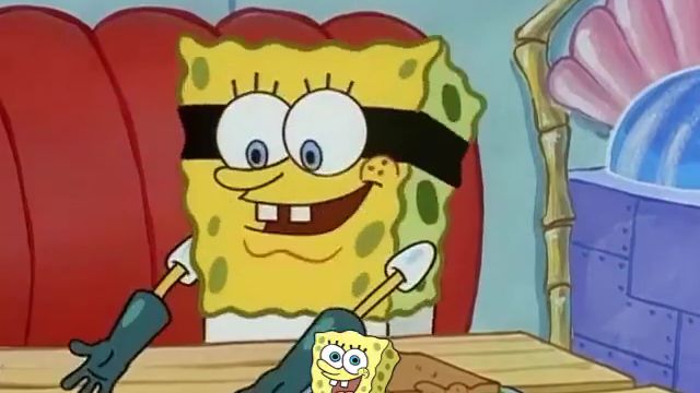 海绵宝宝:海绵宝宝的英雄自我介绍! 可爱的不要不要的