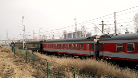 HXD3C0945牵引K1278快速通过大同东站