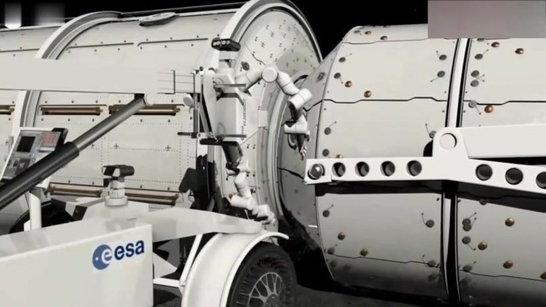 高级概念机器人的设计模型,看看神秘的太空作业过程