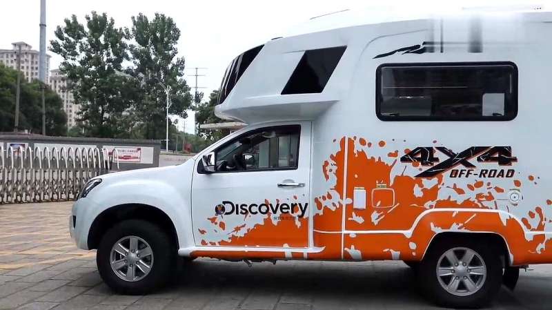 D-MAX四驱皮卡改的房车,一款可以进沙漠的越野房车,颜值非常高