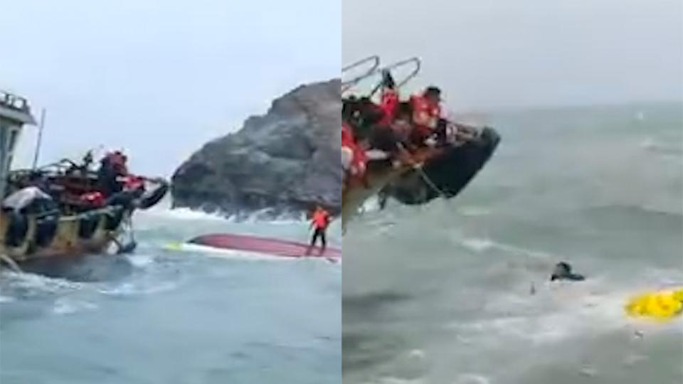 突发!浙江一海钓快艇在象山附近海域遇险倾覆 3人失联