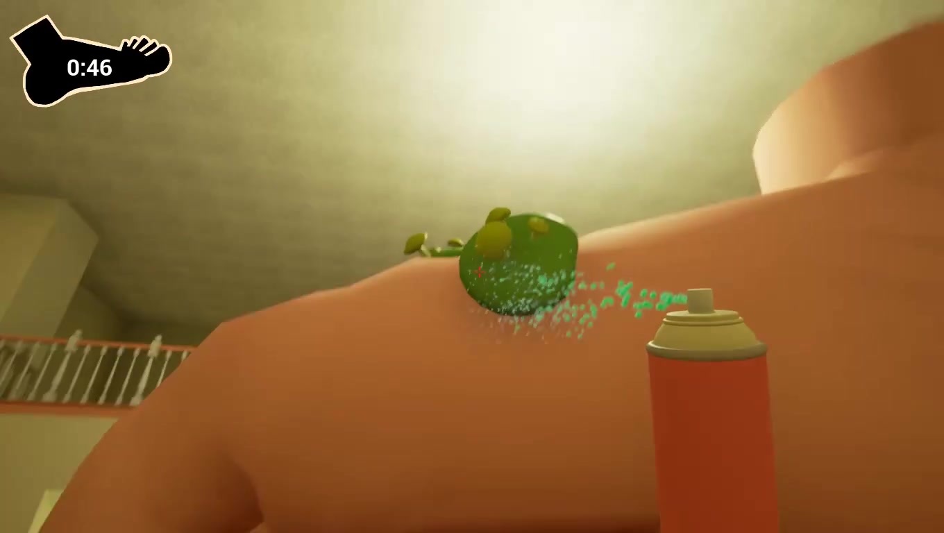 修脚模拟器:巨人要我帮他清理臭脚 不干就把我房子踩烂 命苦啊