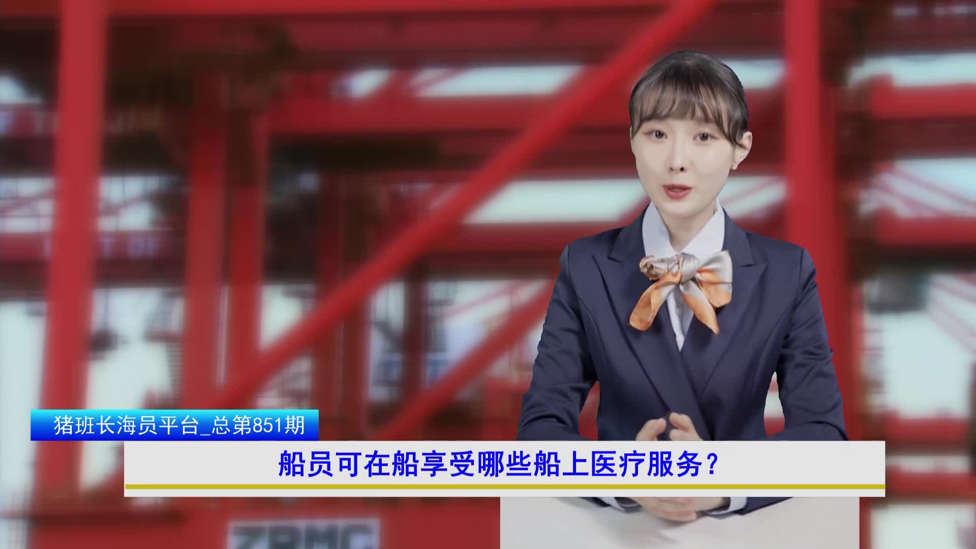 船员可在船享受哪些船上医疗服务?(什么是海员第851期)
