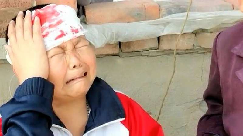 孩子在学校打架,可老母亲还表扬不责怪,还要孩子继续打架,爆笑