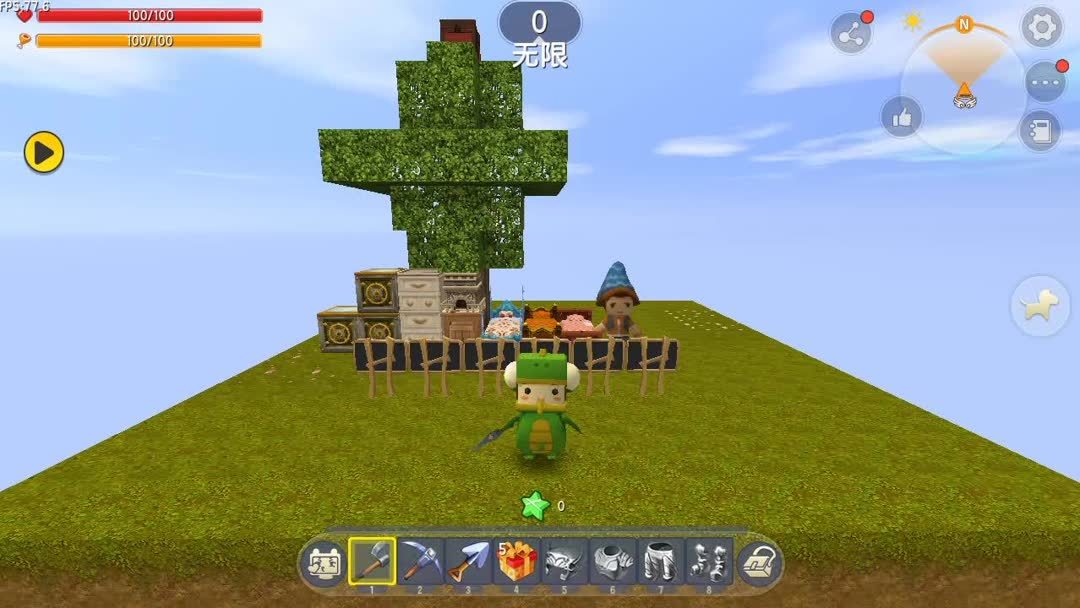迷你世界:神器空岛生存,冒险地图变成了解密,半仙寻找神器之旅