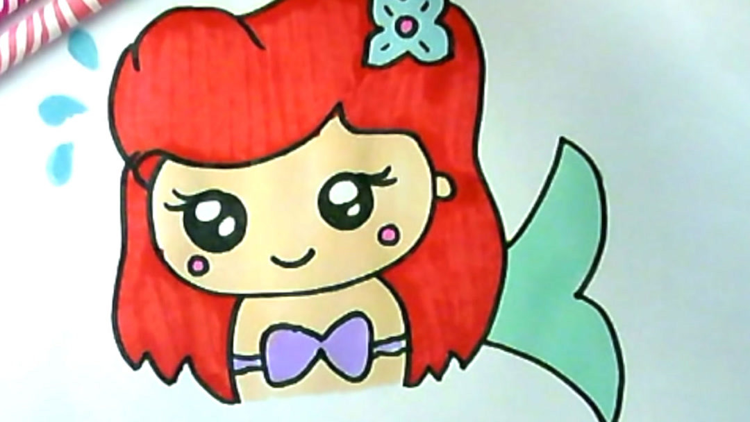 学习绘画简易小公主