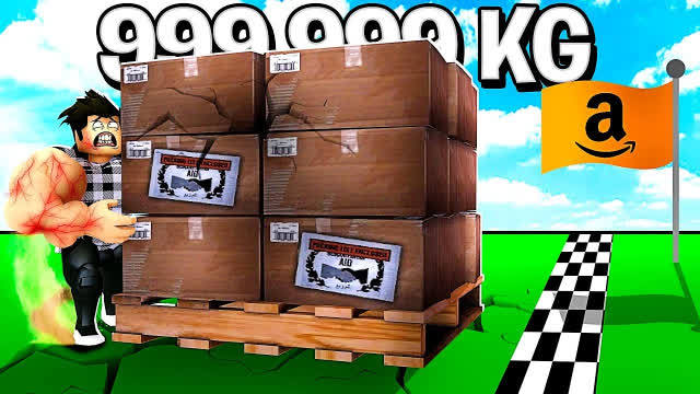 ROBLOX快递员模拟器:锻炼肌肉运送超重货物!