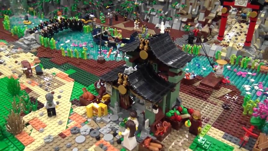 乐高定格动漫-卡通乐高 动画场景搭建