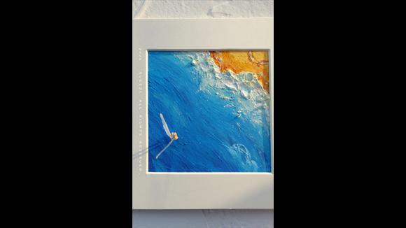 如何画出碧蓝的大海?油画棒插画教程来啦