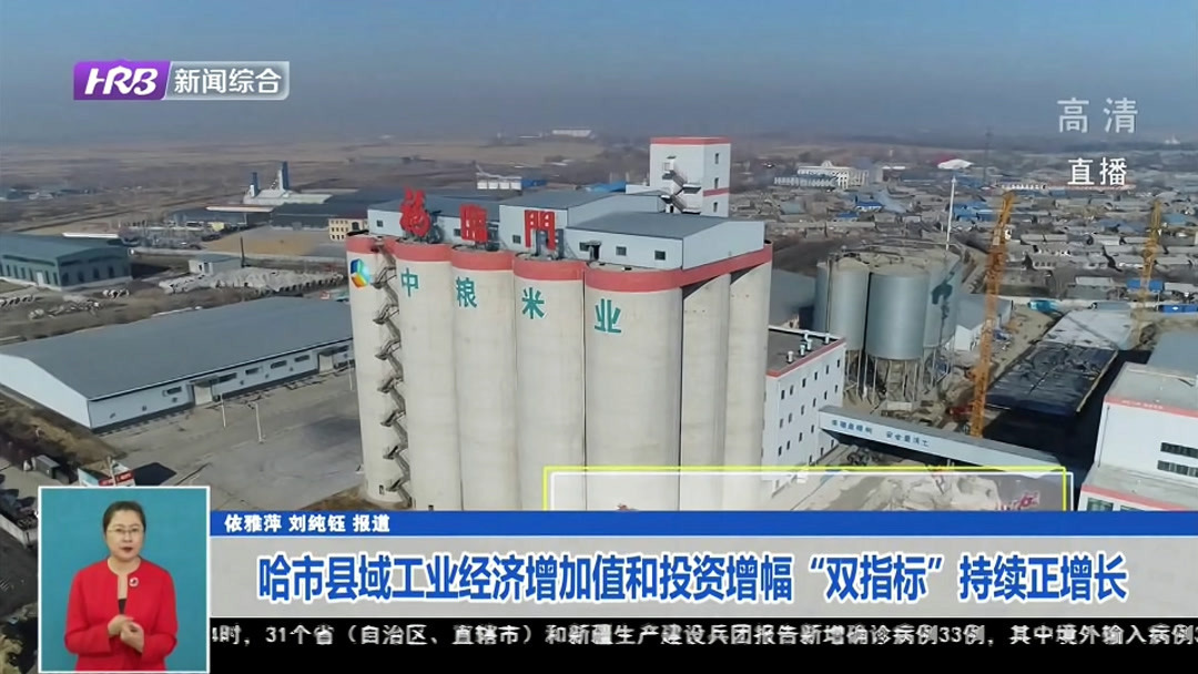 哈市县域工业经济增加值和投资增幅“双指标”持续正增长