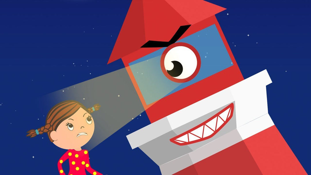 萌宝趣味动画!小灯塔灯光帮助小船找到了船妈妈!