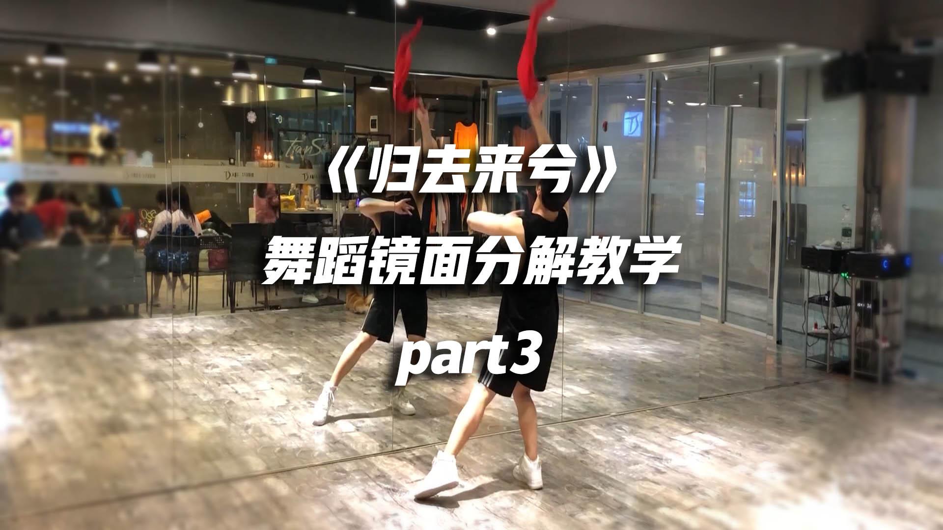 白小白编舞《归去来兮》舞蹈镜面分解教学part3【口袋教学】