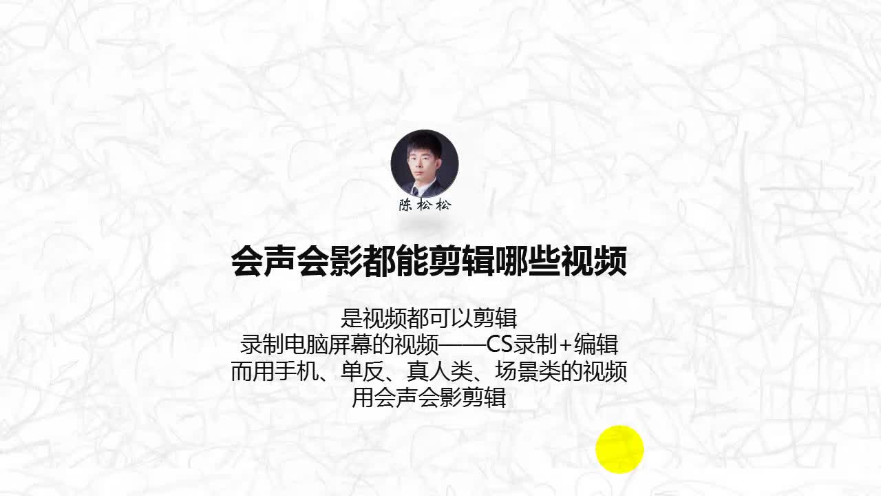 陈松松:视频剪辑高手教你,四步使用会声会影做完一个视频