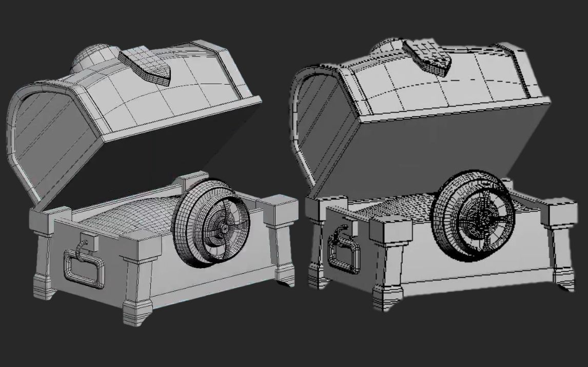 【3dmax建模】零基础场景模型布线 |大型搭建 模型卡线技巧 UV拆分 ...