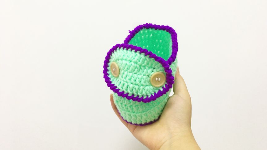 胖宝宝的福利来袭,钩织教程秋款宝宝鞋,谁家有胖宝宝的进来学习