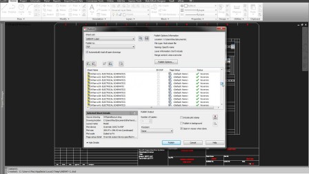 AutoCAD Electrical 教程-发布DWG文件到PDF