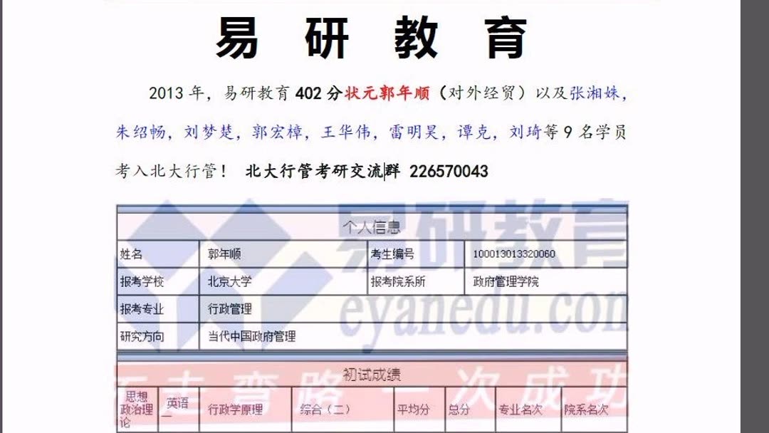 北大行管集训(精英)少数民族骨干计划