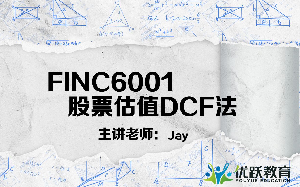 FINC6001 (二) 股票估值DCF法