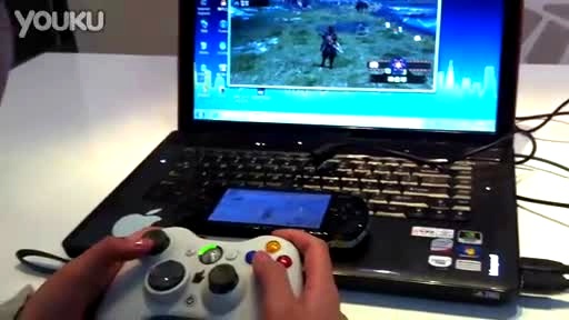 龙宝儿 之 使用XBOX360无线手柄操作PSP 示范