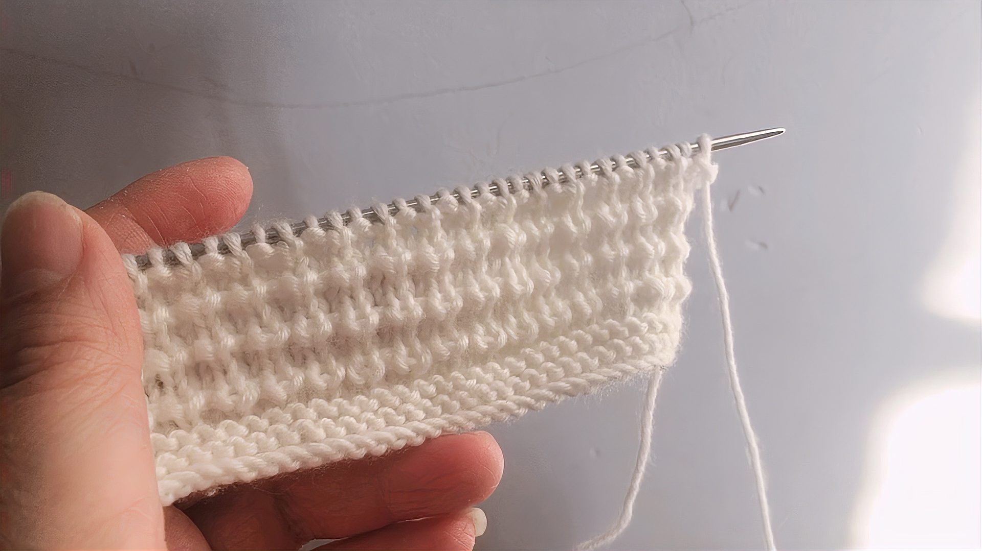 经典款的宝宝毛线编织教程,一款像搓衣板的花样织法你会不会?