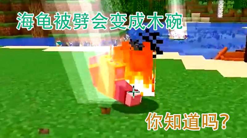 我的世界:闪电能劈出木碗,这个冷知识你知道吗?