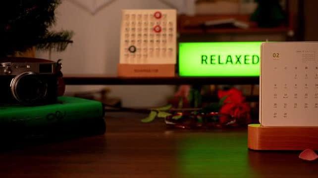 新的一年让我们默默努力,然后惊艳所有人日历,台历,2023日历,新年...