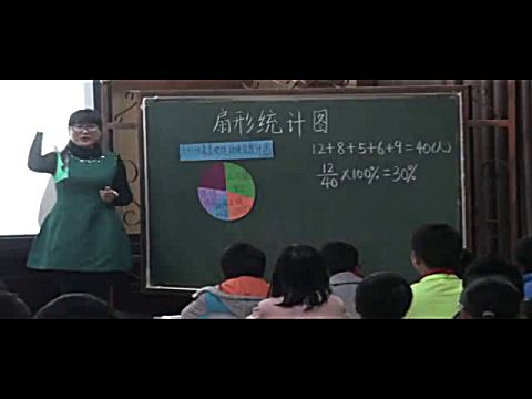 《扇形统计图》(人教版小学六年级数学上册)聂雅芬
