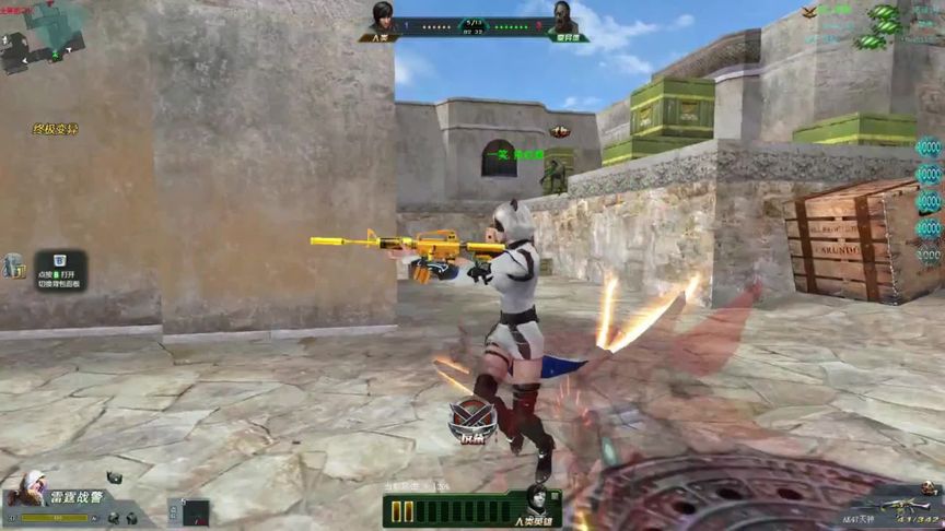 生死狙击轻风:新英雄仲裁巨剑生化刀僵尸 剑盾格挡配件改装