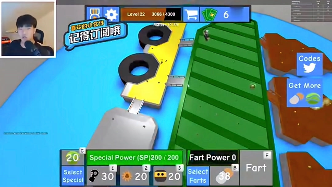 【Roblox放屁模拟器】把肚子吃坏了!怎么会那么臭?