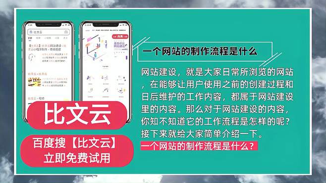 一个网站的制作流程是什么