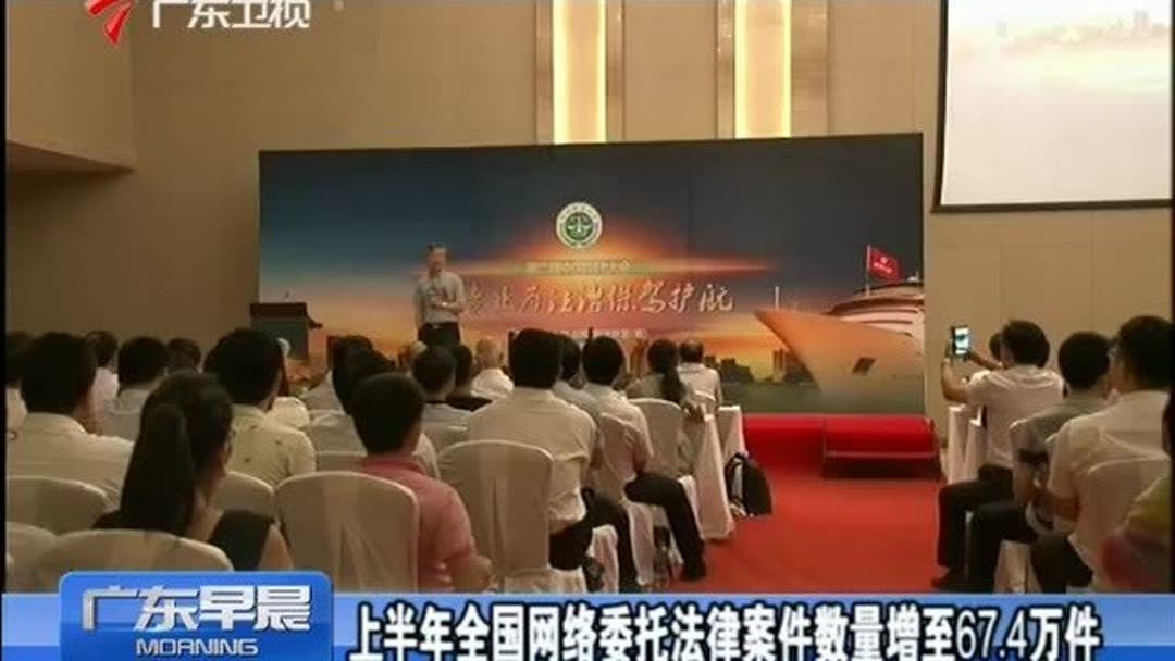 上半年全国网络委托法律案件数量增长