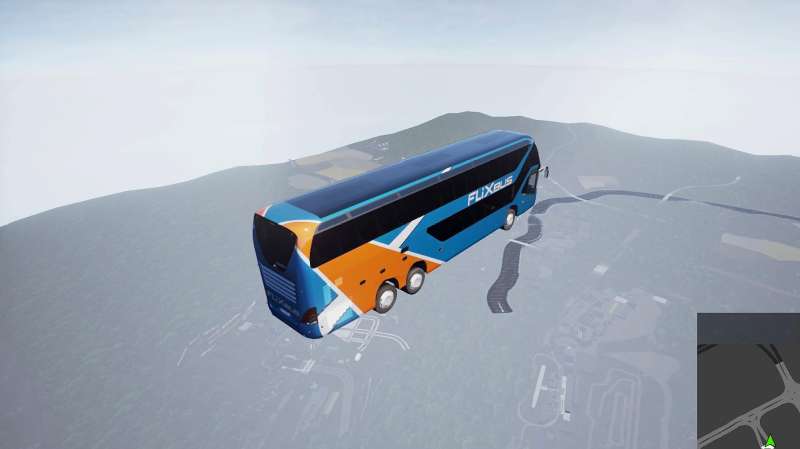 客车模拟:吃鸡游戏太火,开着大巴车去吃鸡