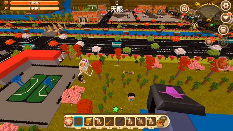 迷你世界:本以为是几个微缩模型,风逍遥没想到来到了微缩城市