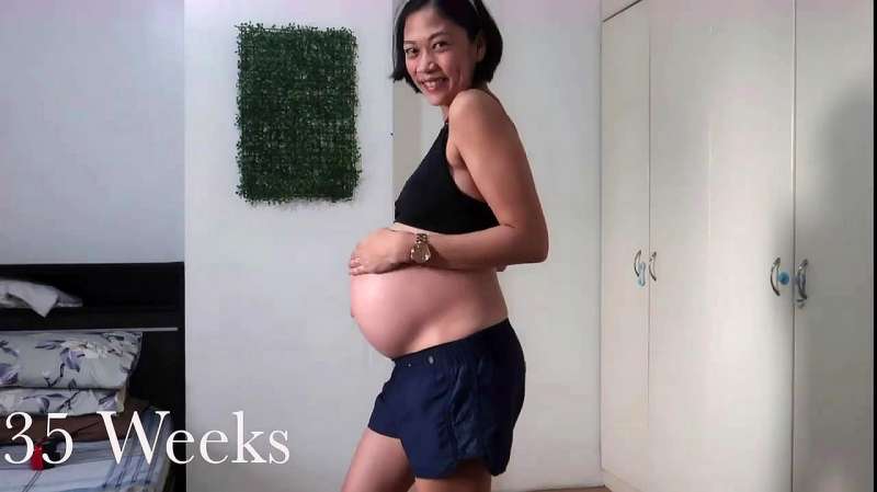 实拍孕妇从苗条少女到大肚婆的变化过程,每一个妈妈都付出了太多