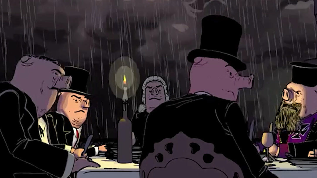 一部意味深长动画短片,人类社会的丛林法则,用动物来隐喻太内涵