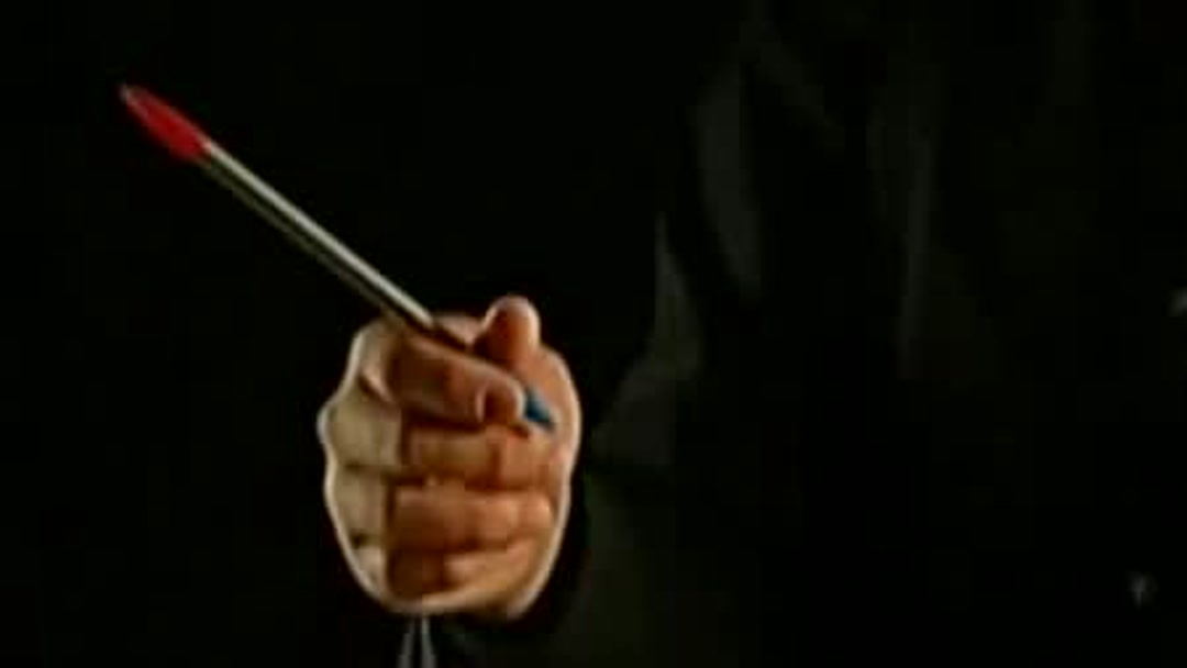 转笔入门慢动作 手指转笔