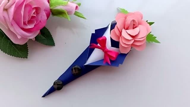 简单手工折纸,儿童手工diy,折叠漂亮的礼物!