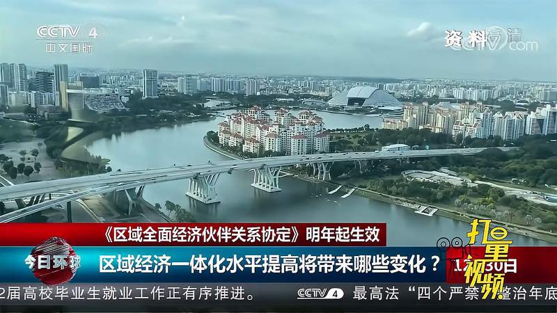 关注!《区域全面经济伙伴关系协定》2022年起生效|今日环球