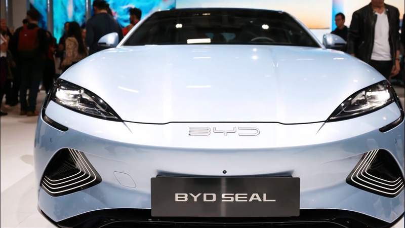 中国电动车亮相巴黎车展