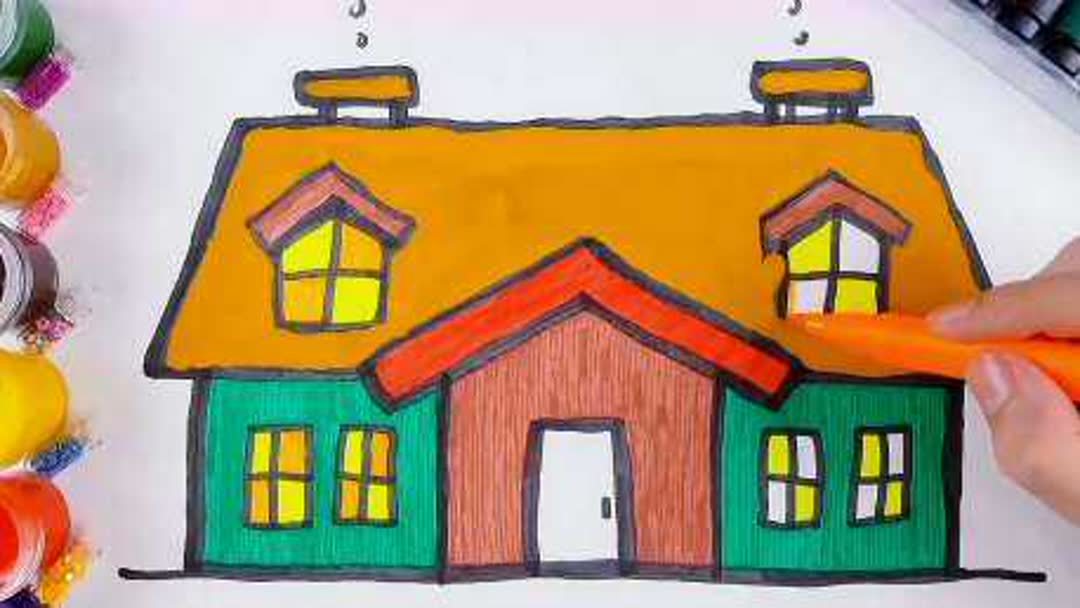 为孩子画房子-画房子,小孩都喜欢