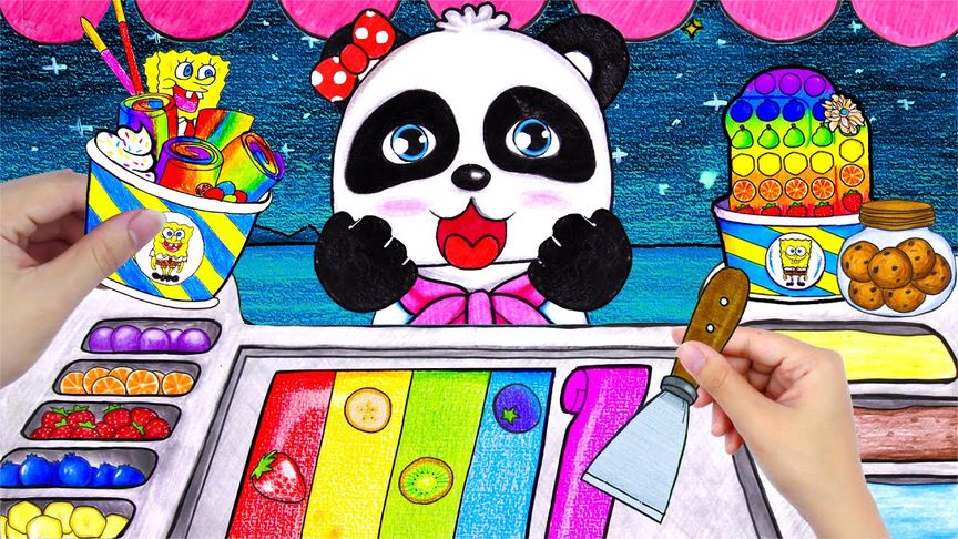 手绘定格动画:跳舞就能免费吃冰淇淋,动画版蜜雪冰城火热上演!