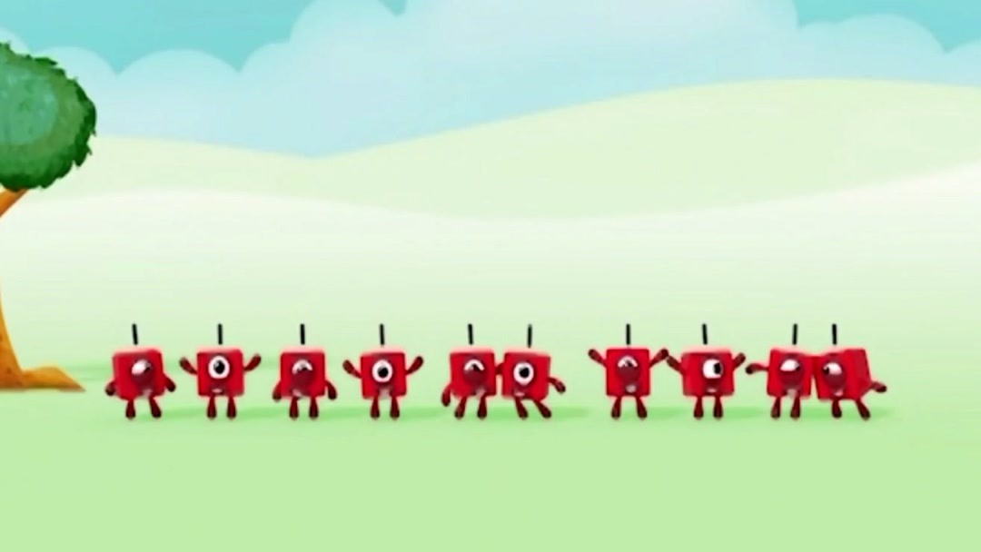 数字积木 搞笑动画:出现了好多小1,他们要干什么,占领地球吗?