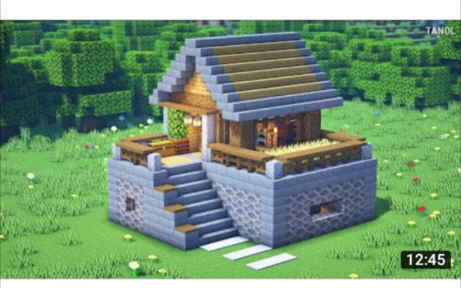 【我的世界建筑教程】带你做个生存小屋