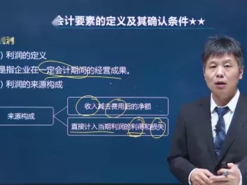 第一章第三节-会计要素及其确认与计量原则(二)