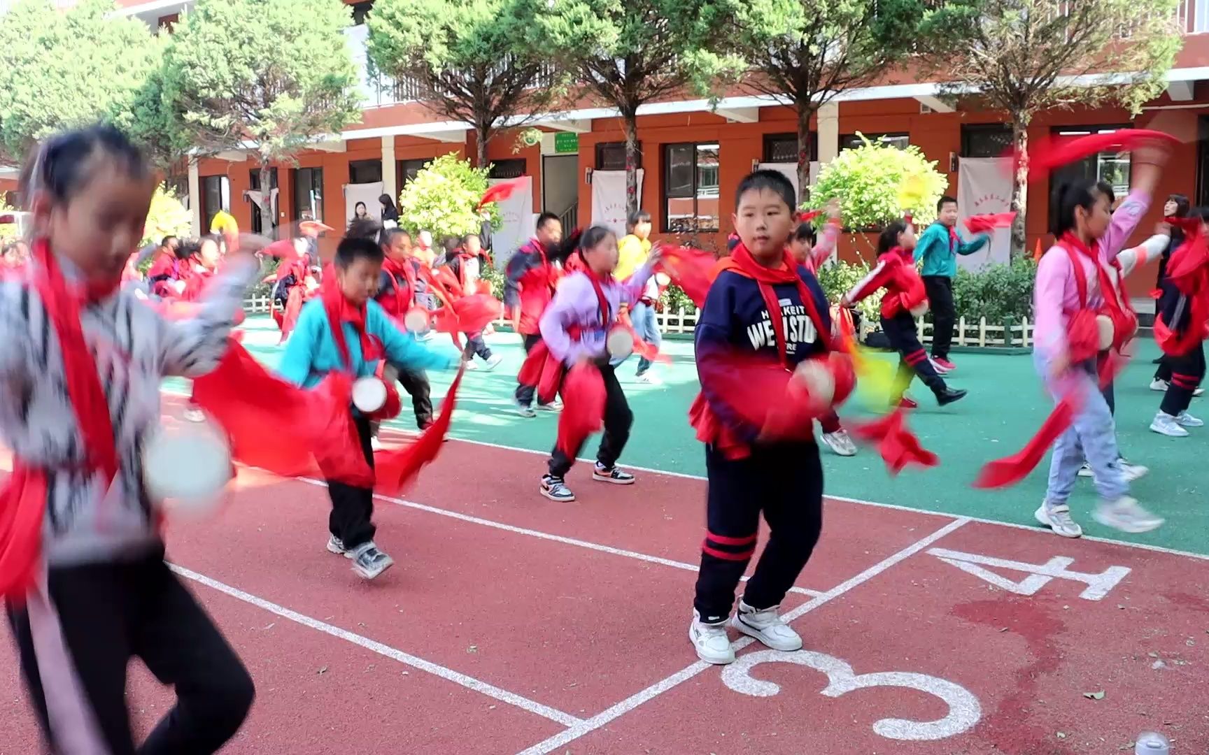 安塞腰鼓教学现场,跺步过档练习分解视频