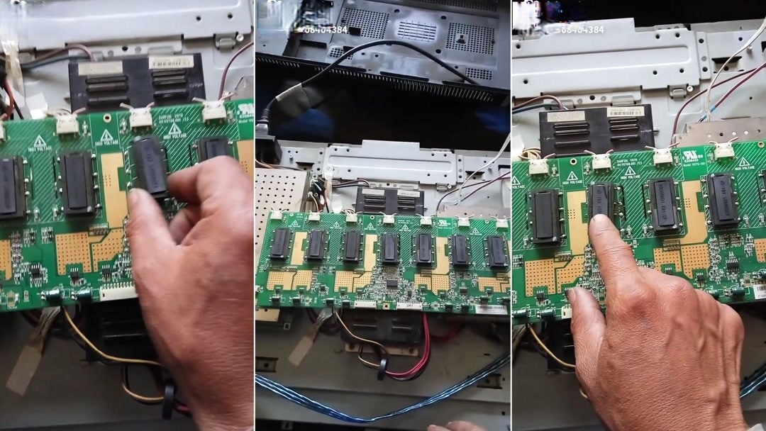 厦华27寸LCD液晶电视,开机屏亮一下就黑屏,系高压板的高压变压器...