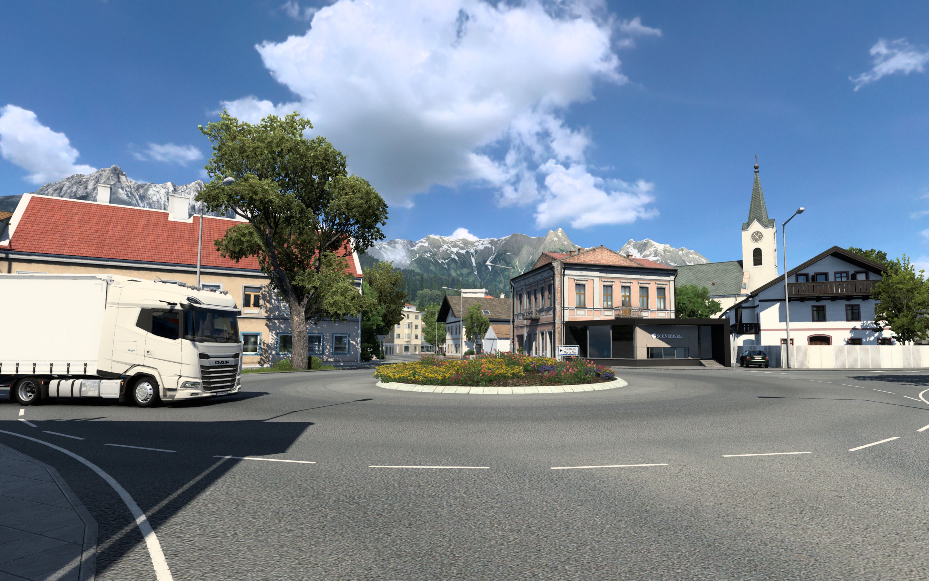 【欧洲卡车模拟2】1.44探索重建后的奥地利 行驶于西部阿尔卑斯山区...