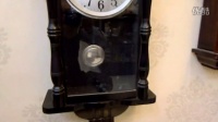 老式机械挂钟维修好了走时清晰有力