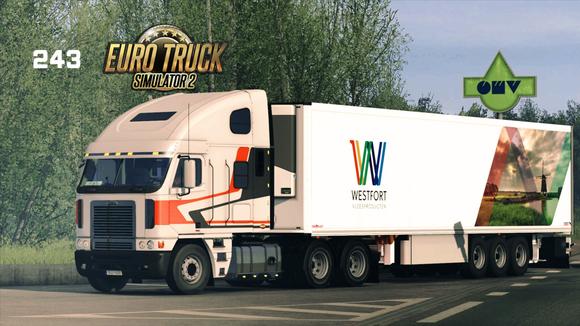 Steam创意工坊精品车:福莱纳Argosy【欧洲卡车模拟2】