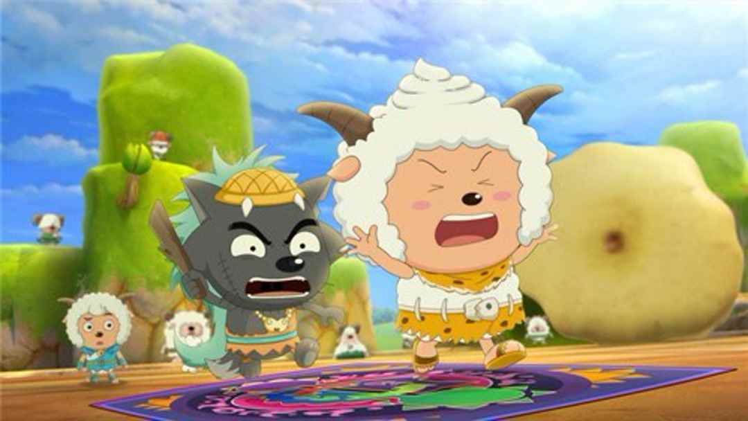 参加完奥运会的懒羊羊要去洗澡啦,但是它好像遇到困难了!